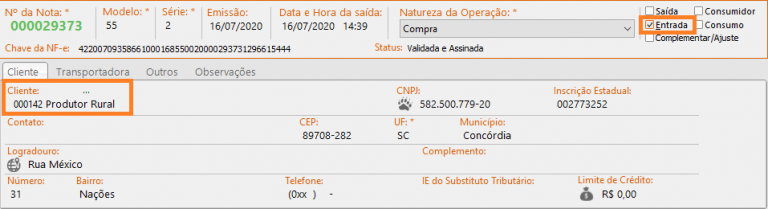Contra nota de Produtor Rural – Base de Conhecimento Gdoor