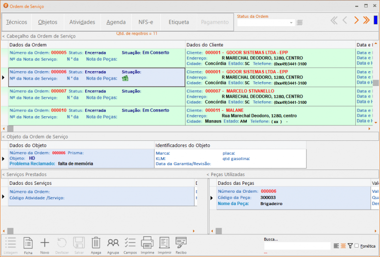 Gservice - Ordem de Serviço - Base de Conhecimento Gdoor