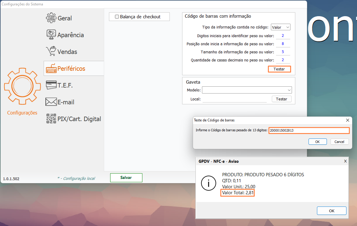 Código do produto cadastrado com 6 dígitos na balança - Base de ...